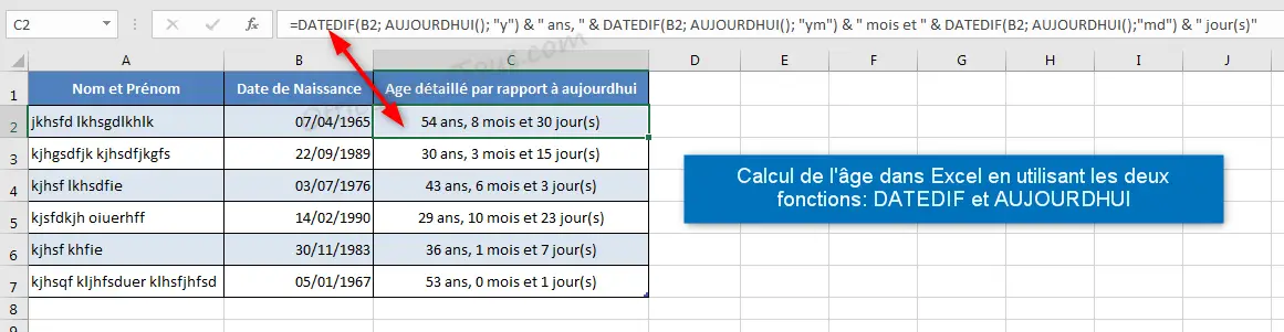 Datedif Ou Comment Calculer Lécart Entre Deux Dates Sur Excel