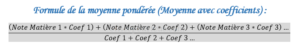 Calcul de moyenne avec coefficient – La moyenne pondérée dans Excel – OfficePourTous
