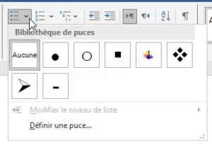 Word – Puces et numéros – OfficePourTous