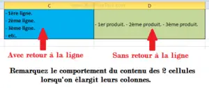 Plusieurs lignes dans une cellule Excel par raccourci clavier ...